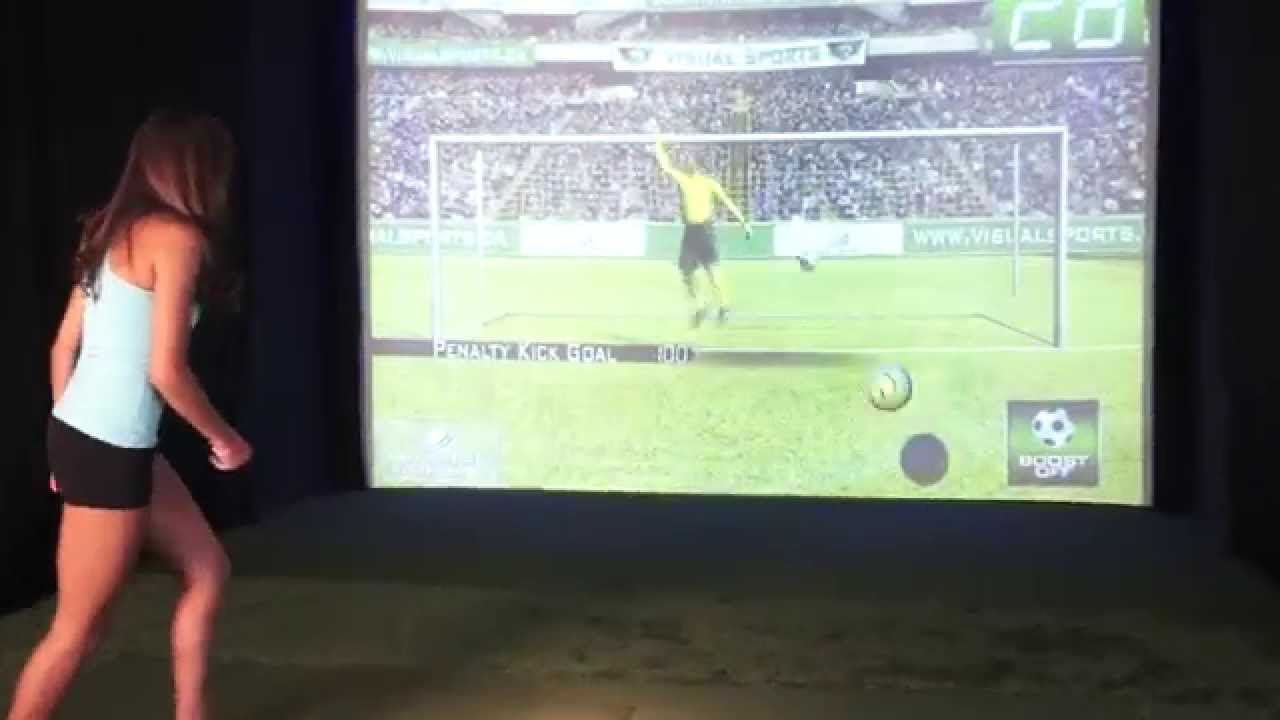 Interactive Soccer Simulator - Visual Sports Systems - YouTube