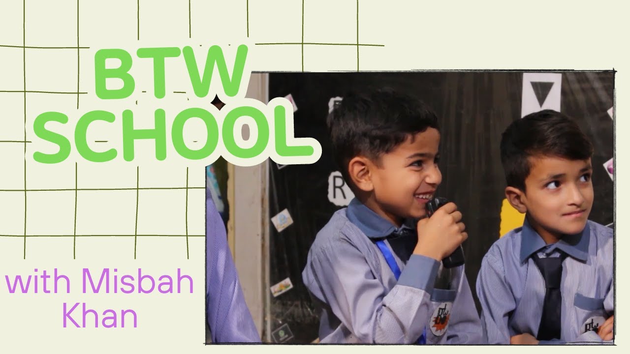 Highlights of Misbah Khan Visit to Better Tomorrow School - YouTube