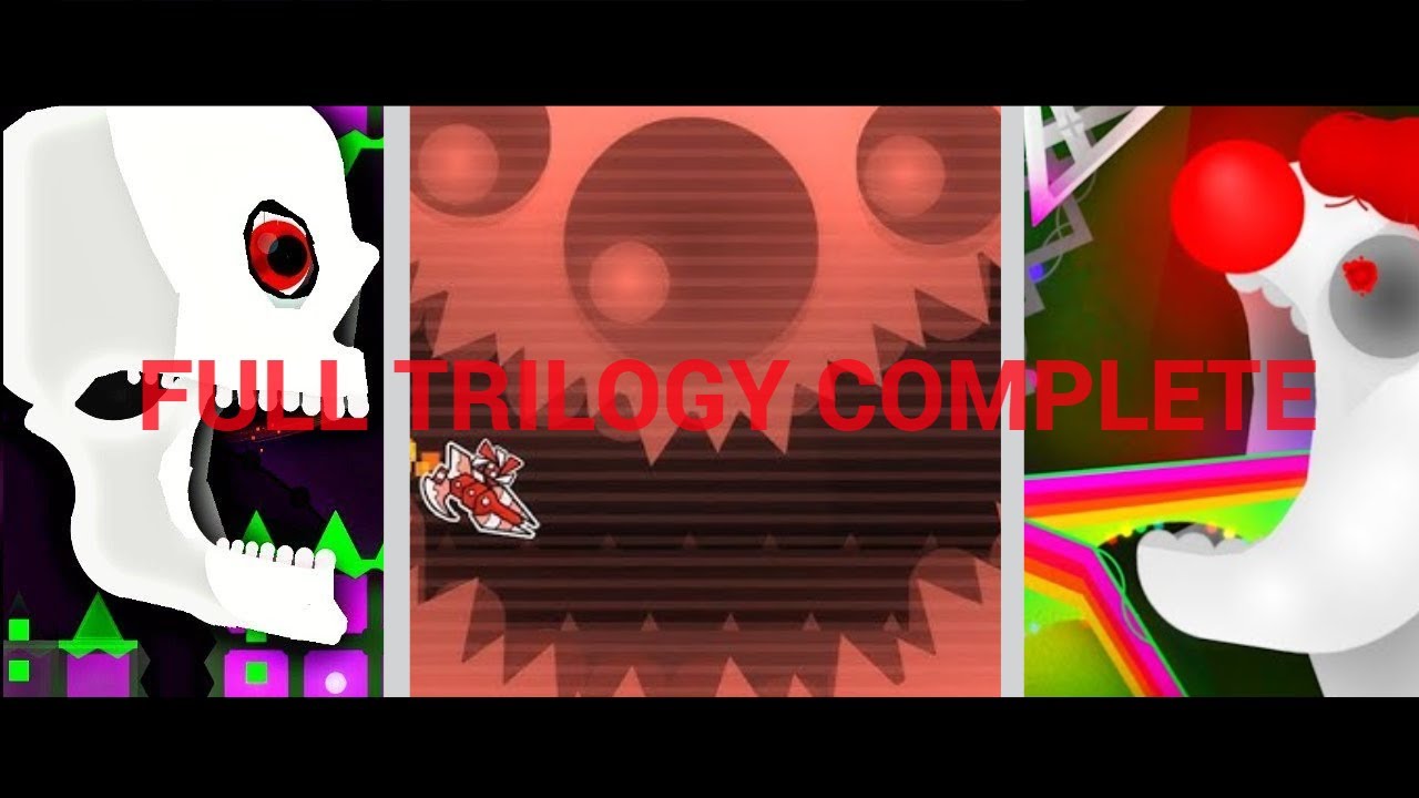 FULL TRILOGY COMPLETE! Crazy III 100% | Geometry Dash - YouTube