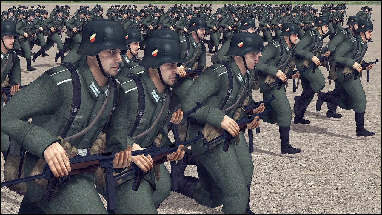 1 BRITISH COMMANDO vs 100 GERMANS - YouTube