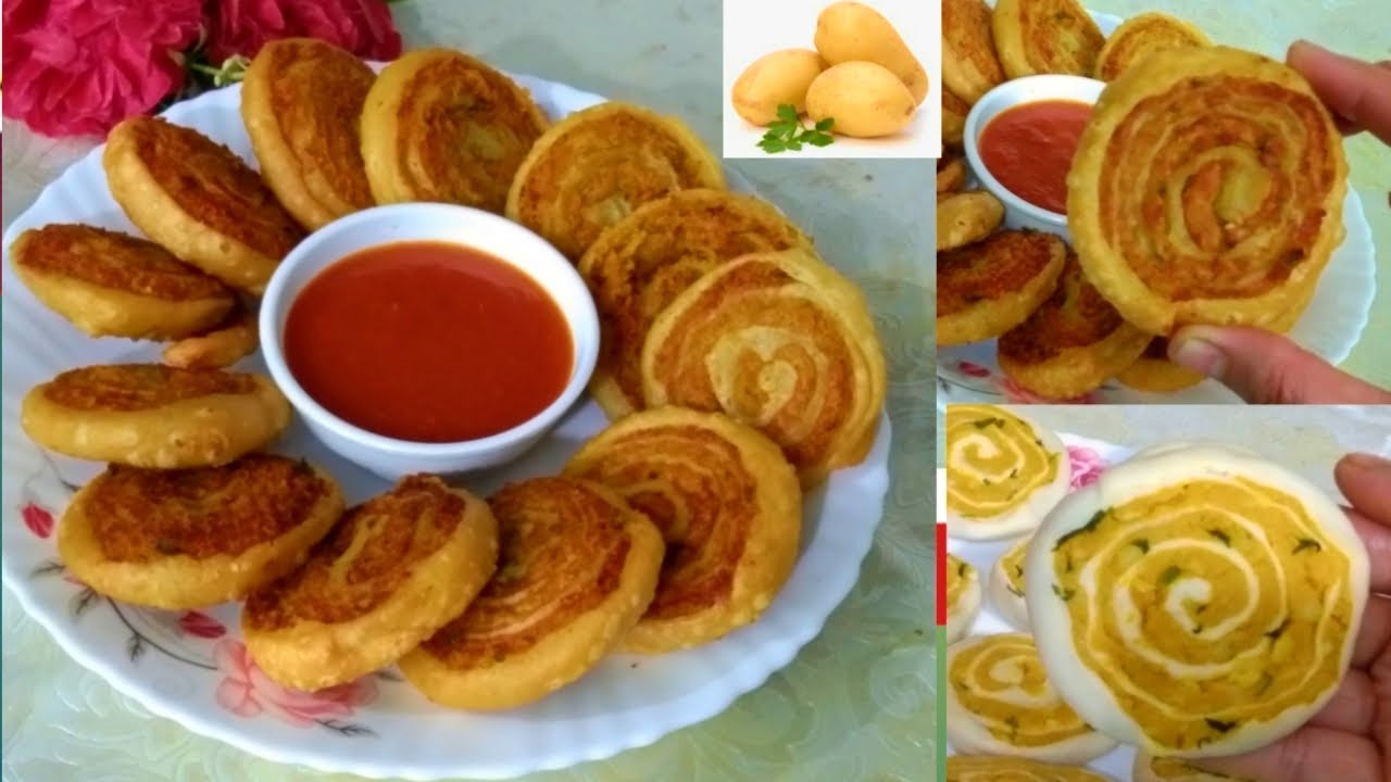 Potato Pinwheels Samosa Recipe | Pinwheel Samosa Recipe | Iftar Recipe ...