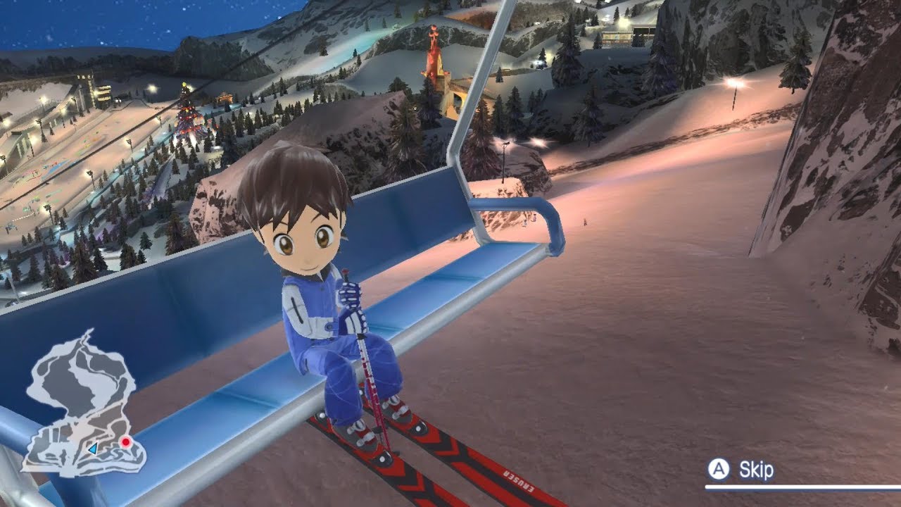 Go Vacation (Nintendo Switch) - Ski Lift in Snow Resort - YouTube
