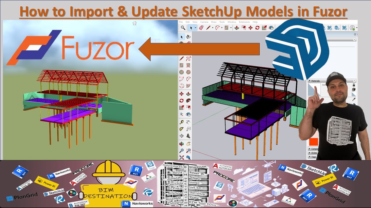 Fuzor + SketchUp 4D Simulation | How to Import & Update SketchUp Models ...