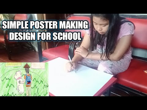 POSTER MAKING FOR SCHOOL | NELJEN VLOG - YouTube