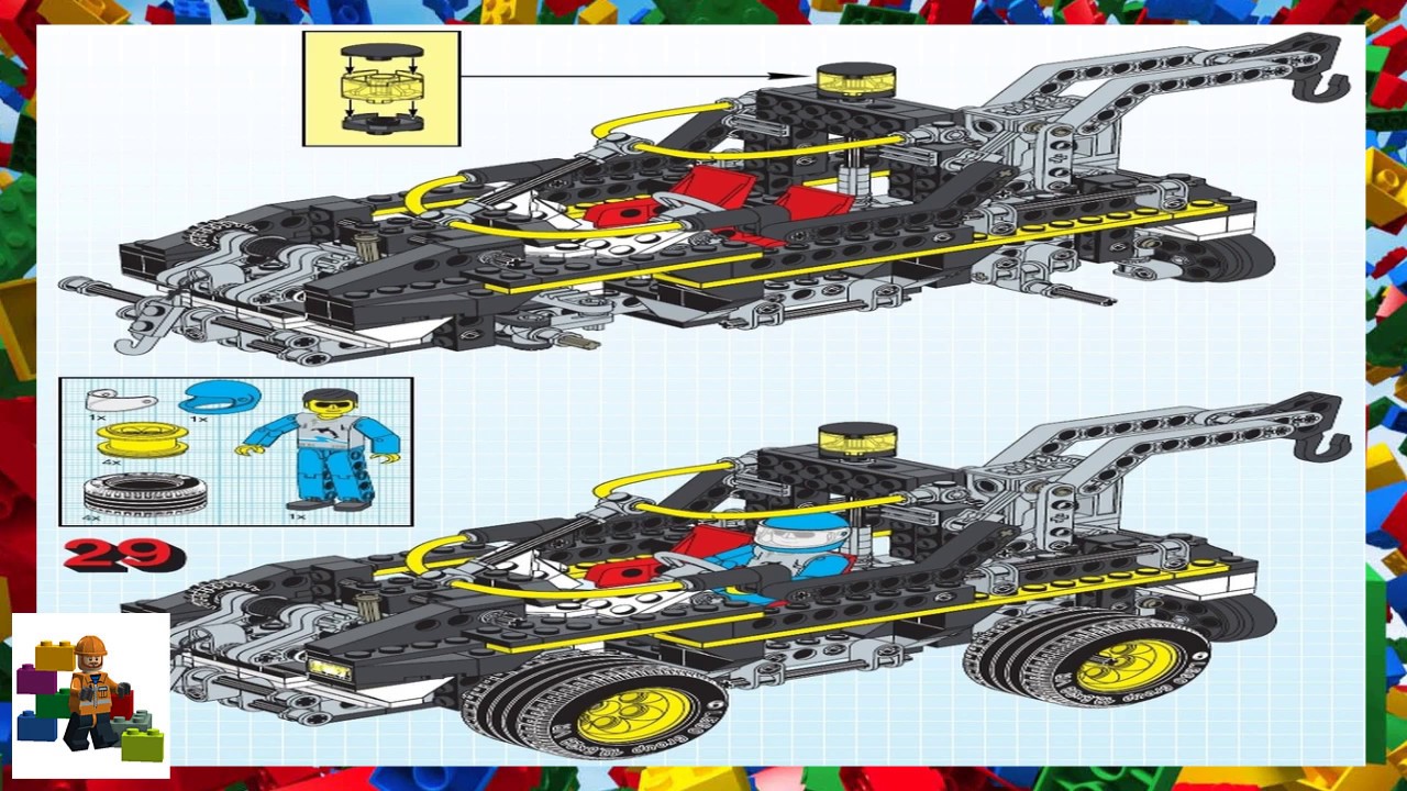 LEGO instructions - Technic - 8286 - 3-In-1 Car - YouTube