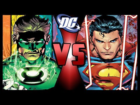 Hal Jordan VS Superman Post Crisis DC Comics - YouTube