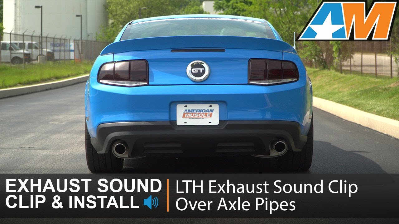 2011-2014 Mustang LTH Exhaust Sound Clip Over Axle Pipes (GT & GT500 ...