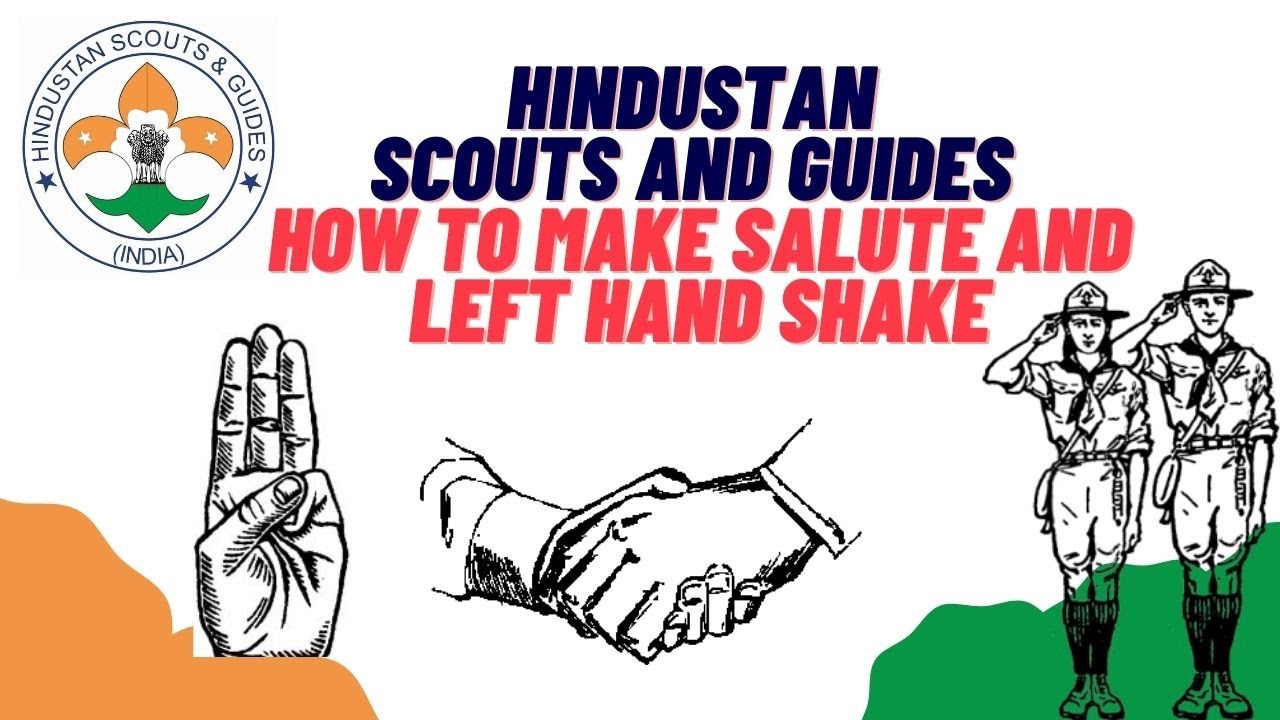 How to Make salute and left hand shake | सलामी और बायें हाथ मिलाने का ...