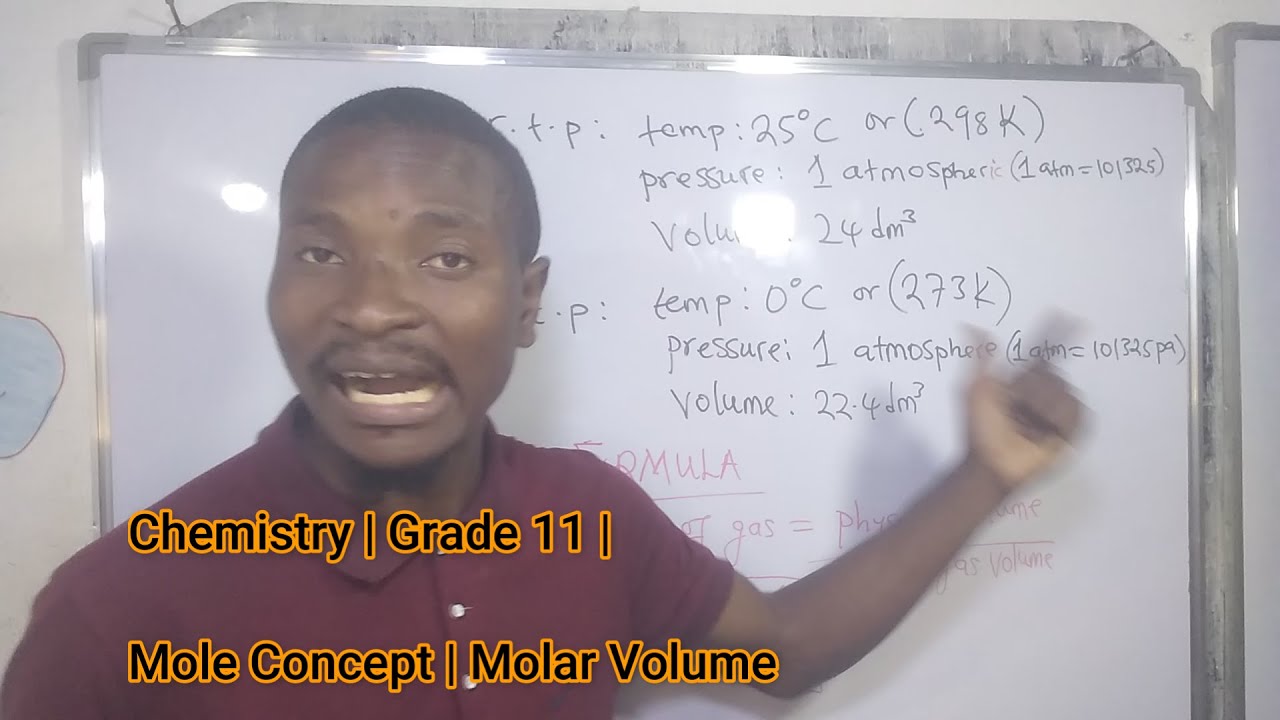 CHEMISTRY | MOLAR VOLUME | PART 1 - YouTube