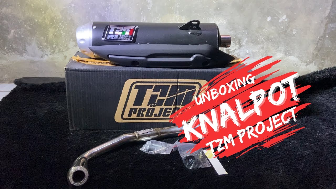 UNBOXING KNALPOT STANDAR RACING TZM PROJECT || AEROX - YouTube