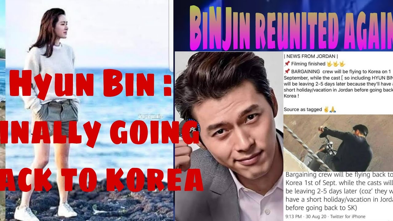 Hyun Bin Finally going back to Korea - YouTube