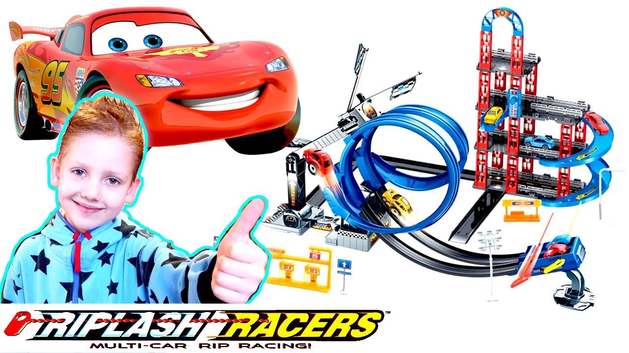 Гоночный трек и машинки Orbital racing cars Track ! CARS Piston Cup ...