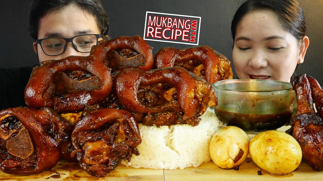 PORK PATA ADOBO RECIPE WITH MUKBANG @biocofoodtrip3362 - YouTube