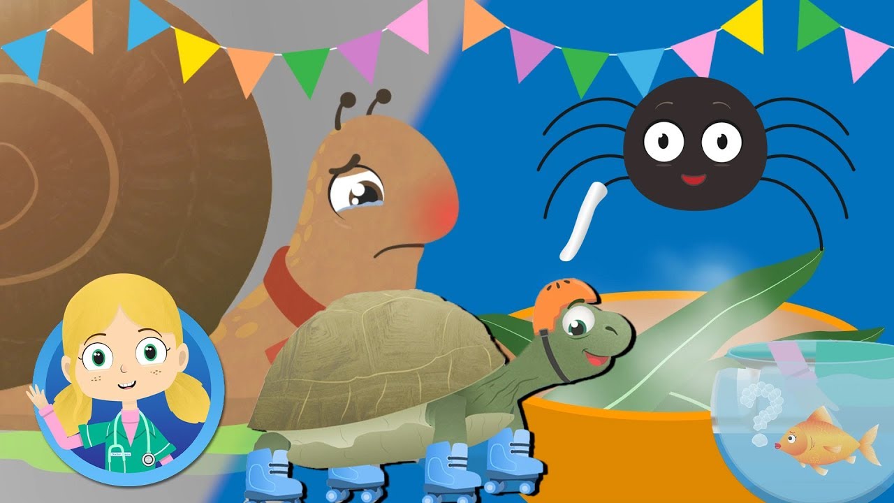 Cecil The Snail visits Doctor Poppy’s Pet Rescue | Animal Cartoons and ...