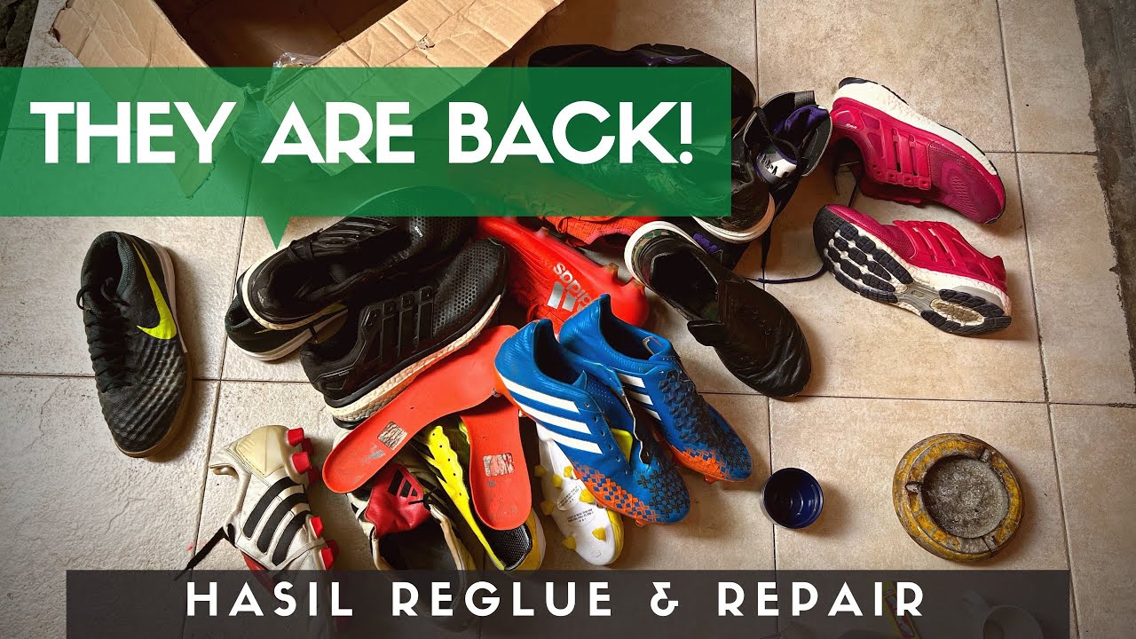 HASIL REPAIR SEPATU DI CIANJUR | EK18VLOG264 - YouTube