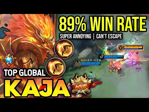 KAJA BEST BUILD 2023 | TOP GLOBAL KAJA GAMEPLAY | MOBILE LEGENDS - YouTube