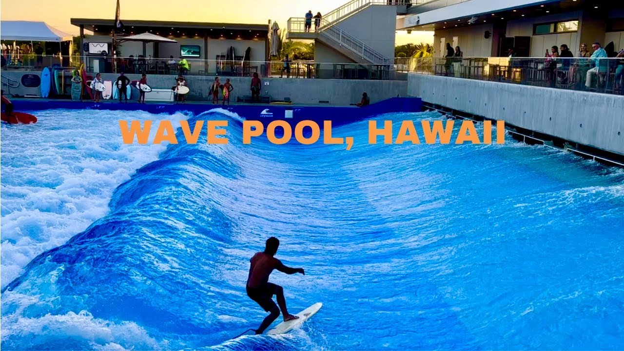 SURFING HAWAII'S FIRST WAVE POOL!! - YouTube