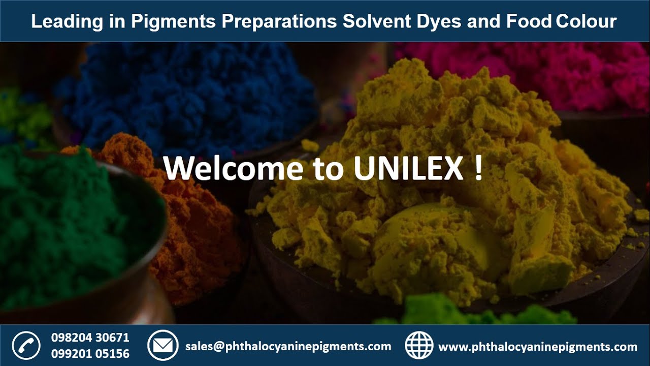 Leading in Pigments Preparations Solvent Dyes And Food Colour - YouTube