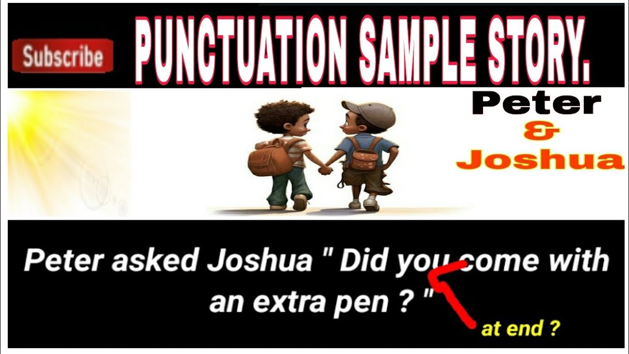 Learn how to punctuate sentences.👆💂😵 - YouTube