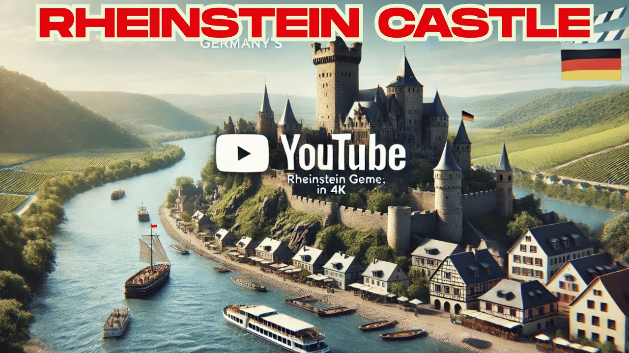 Rheinstein Castle Unveiled: A 4K Aerial Journey | Soaring Above Rhine ...