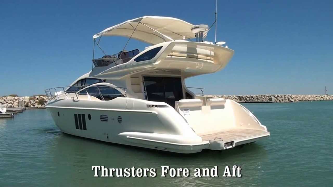 SkipperBuds 2012 Azimut 48 ft 48AZ Flybridge - YouTube