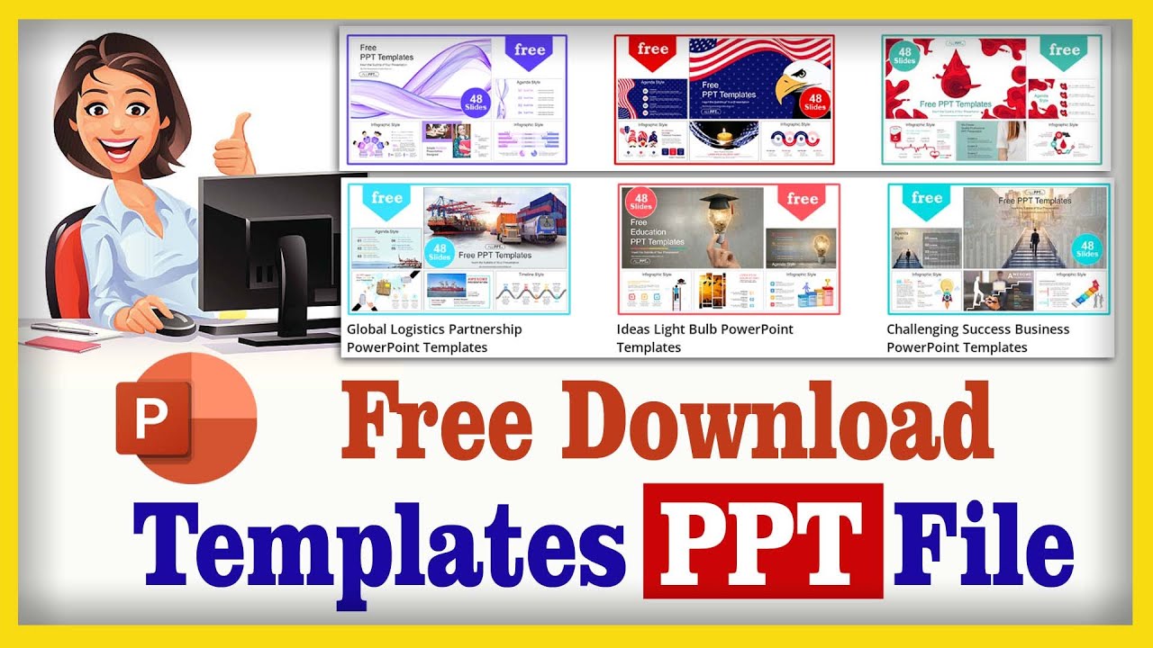 Free Power Point Templates Design || PPT File कैसे डाउनलोड करे ...