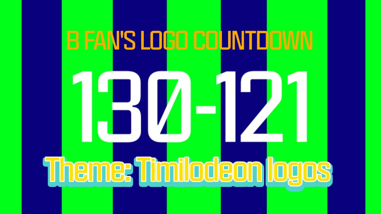 B fan's logo countdown 130-121 - YouTube