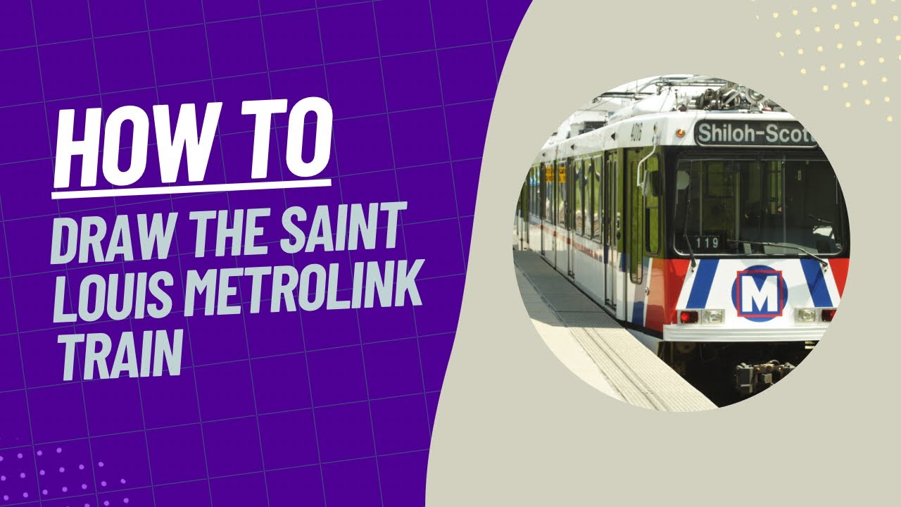 How to Draw the Saint Louis Metrolink Train - YouTube