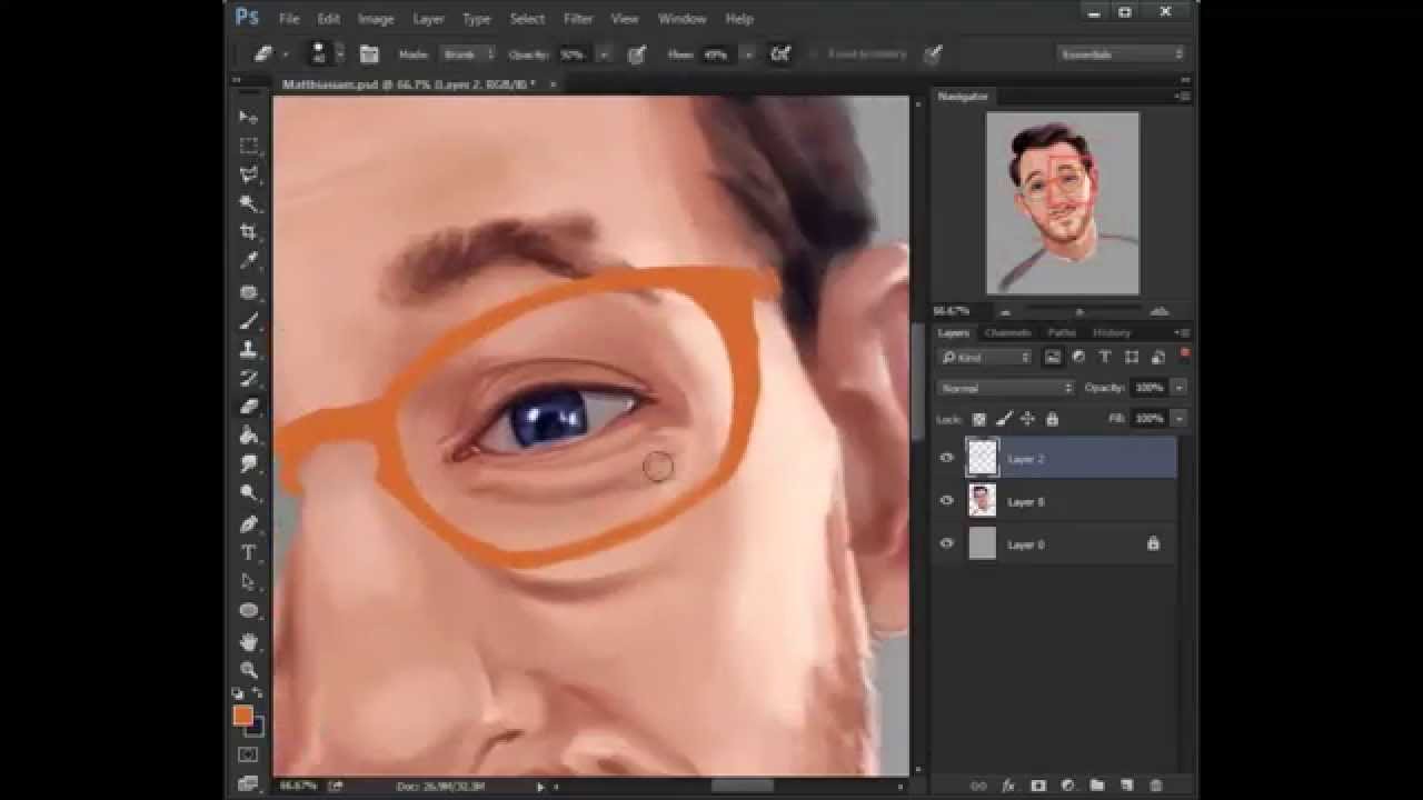 Youtubers portraits 01 - Matthiasiam - YouTube