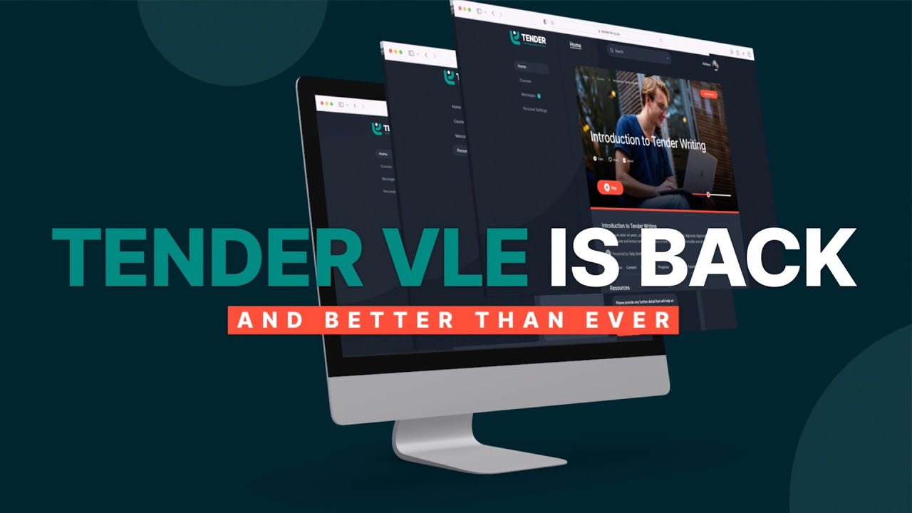 Tender VLE is back and better than ever! - YouTube