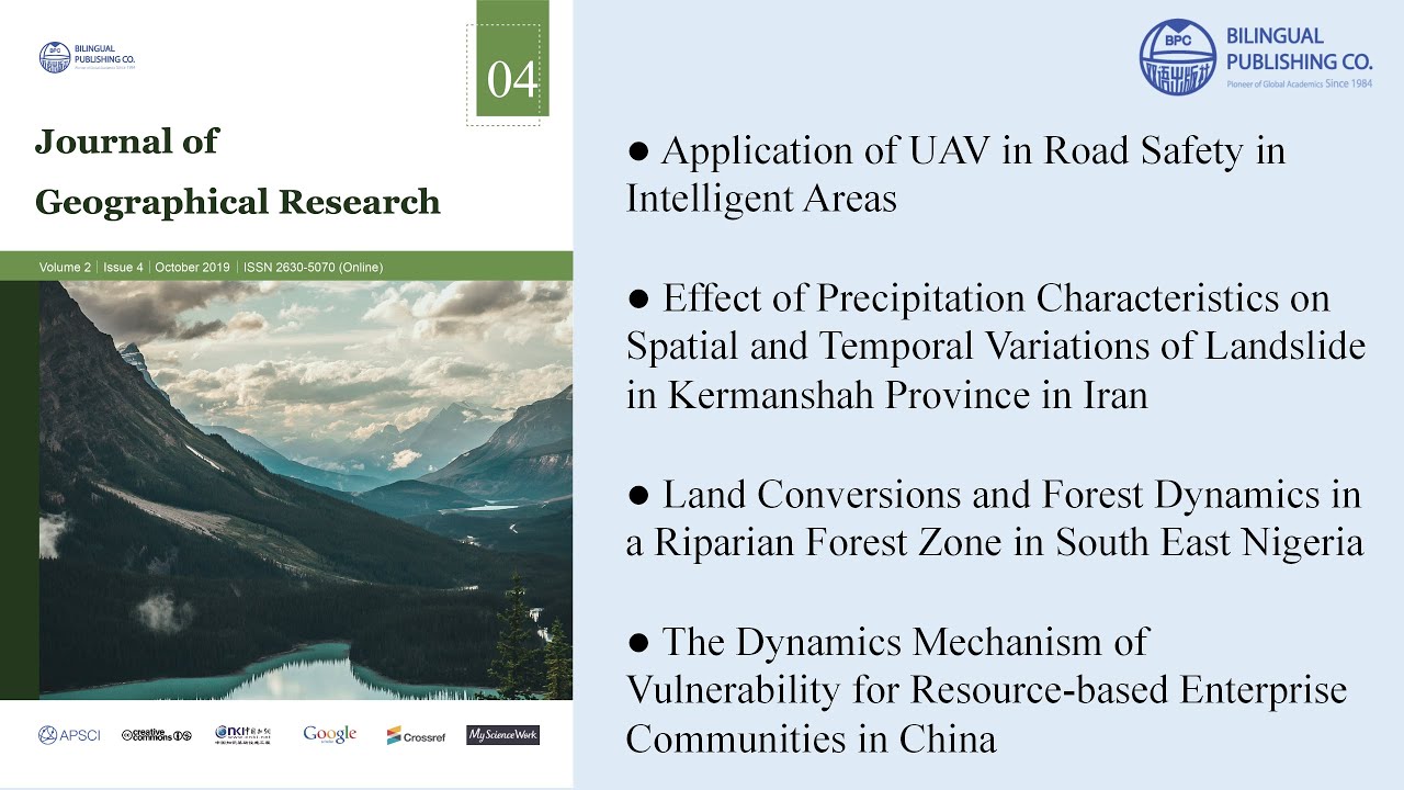 Journal of Geographical Research | Vol.2, Iss.4 - YouTube