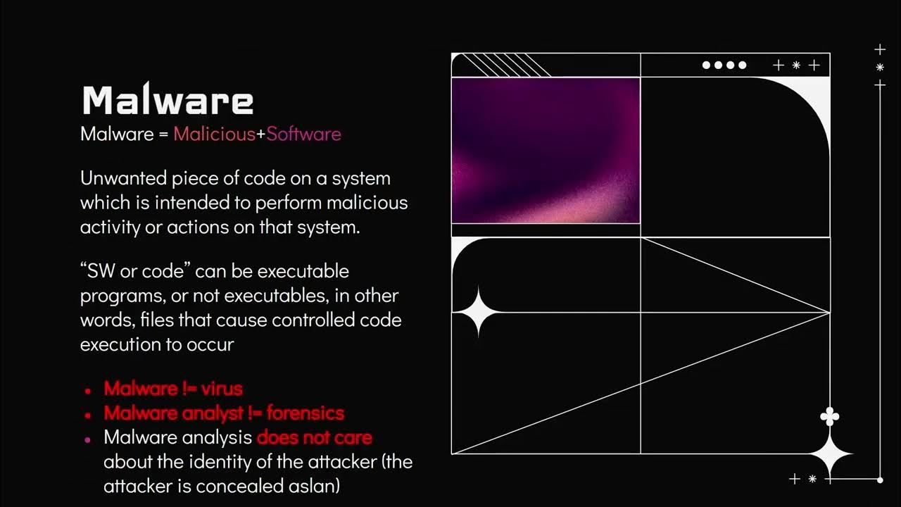 [Cyber Security] Lecture 7: Basic Malware Analysis - YouTube