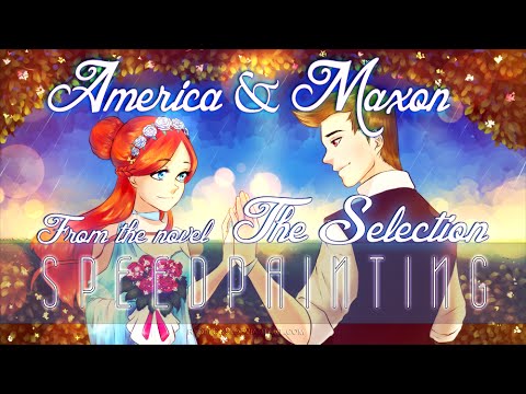 America x Prince Maxon | The Selection Fan Art | SAI speedpainting ...