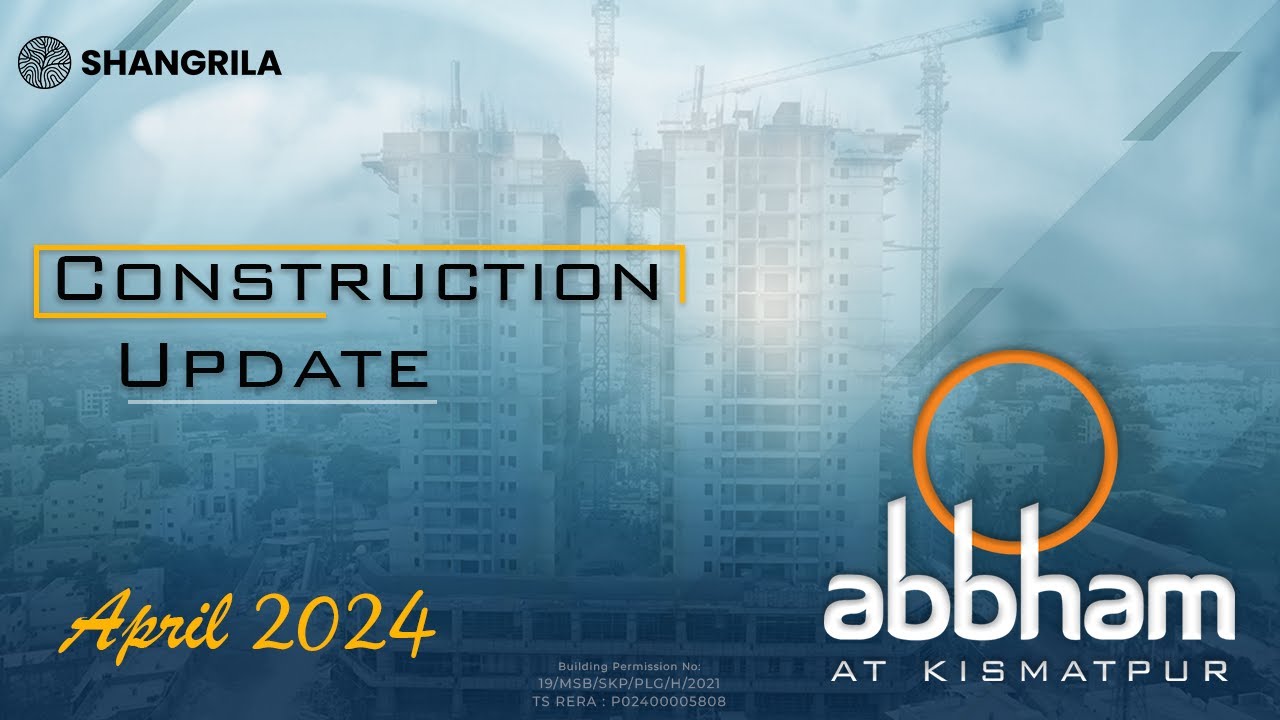 Abbham April Construction Update 2024 - YouTube
