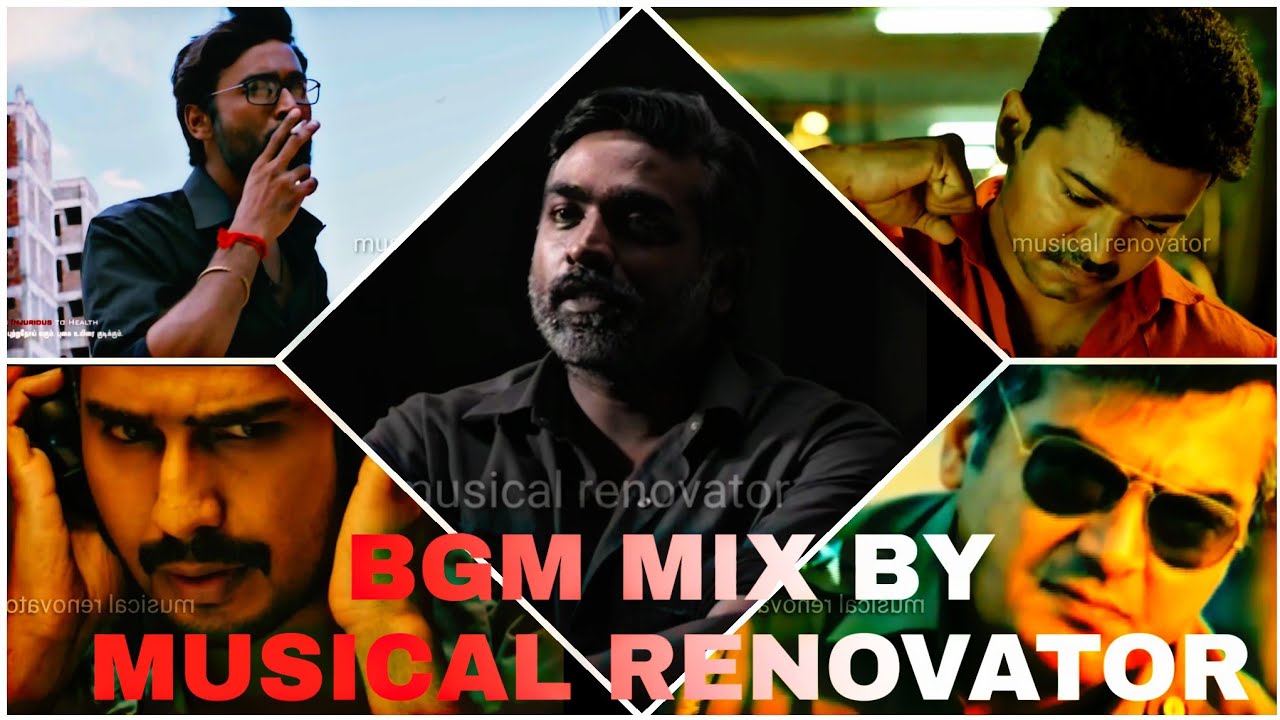 RATCHASAN x VIKRAM VETHA x KATHI x MANGATHA x VIP BGM MIX | HARIPRAKASH ...
