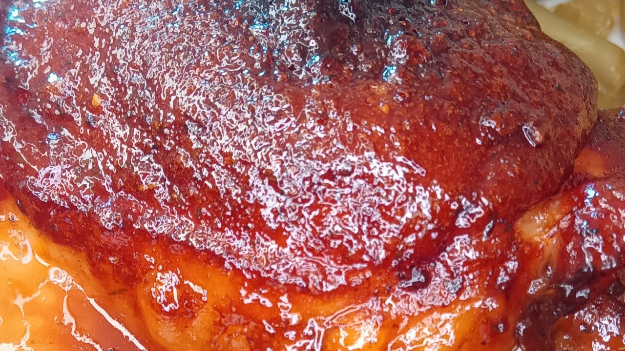 MOST DELICIOUS Baked Apple Juice BBQ Chicken Recipes! - YouTube