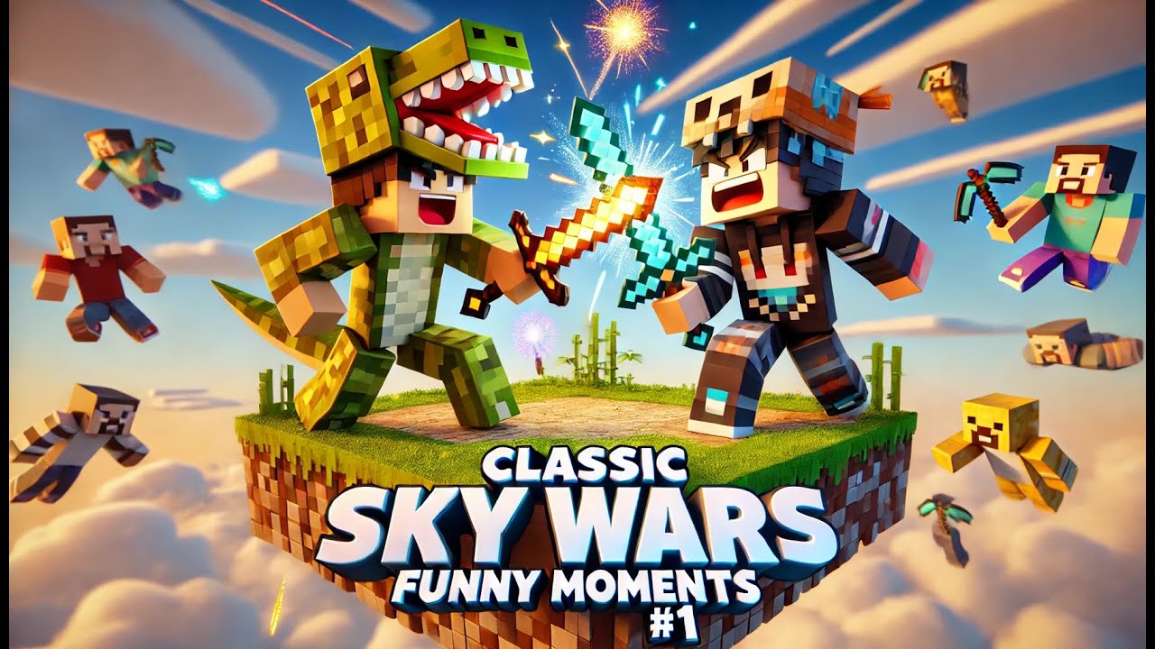 Hive skywars classic funny moments #1 - Minecraft Gameplay - YouTube