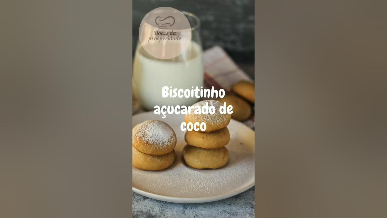 Biscoitinho açucarado de coco #receitassimples #docesdaprosperidade # ...