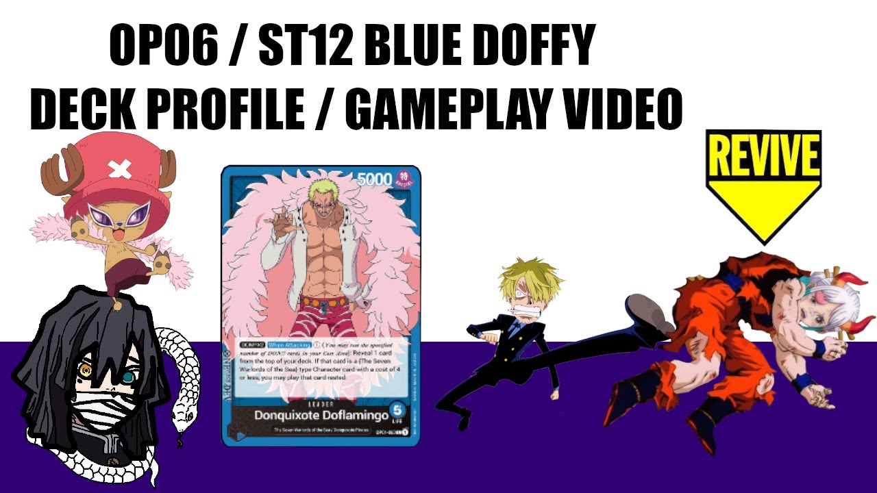 NEW! OP06 BLUE DOFFY DECK PROFILE + GAMEPLAY! - YouTube