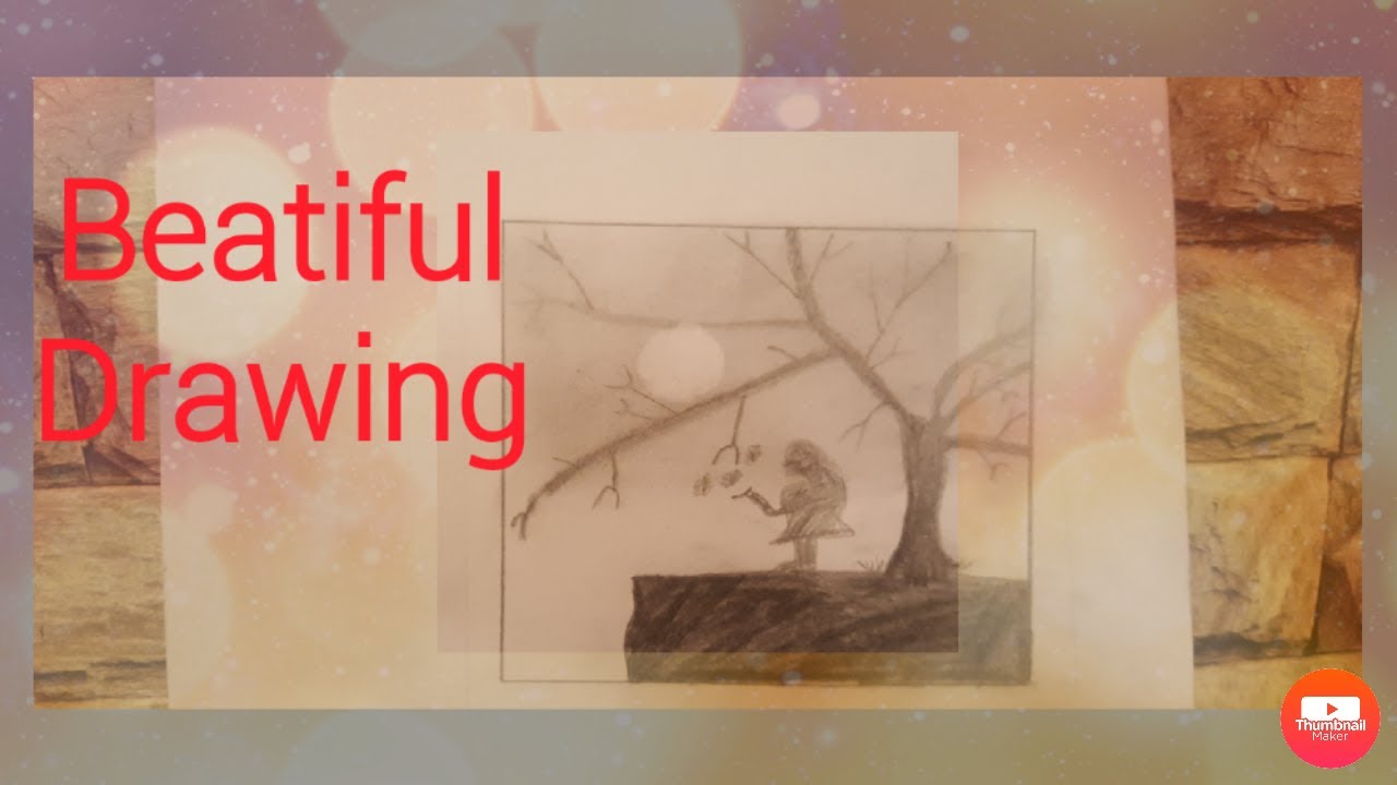 How to draw?/Beautiful drawing.. - YouTube