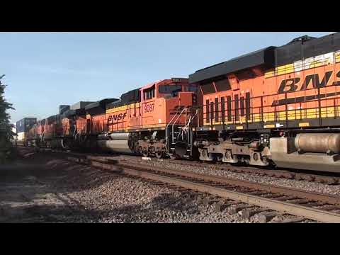 BNSF #7603 Leads WB Intermodal with H1 Dash 9. Olathe, KS 5/13/23 - YouTube