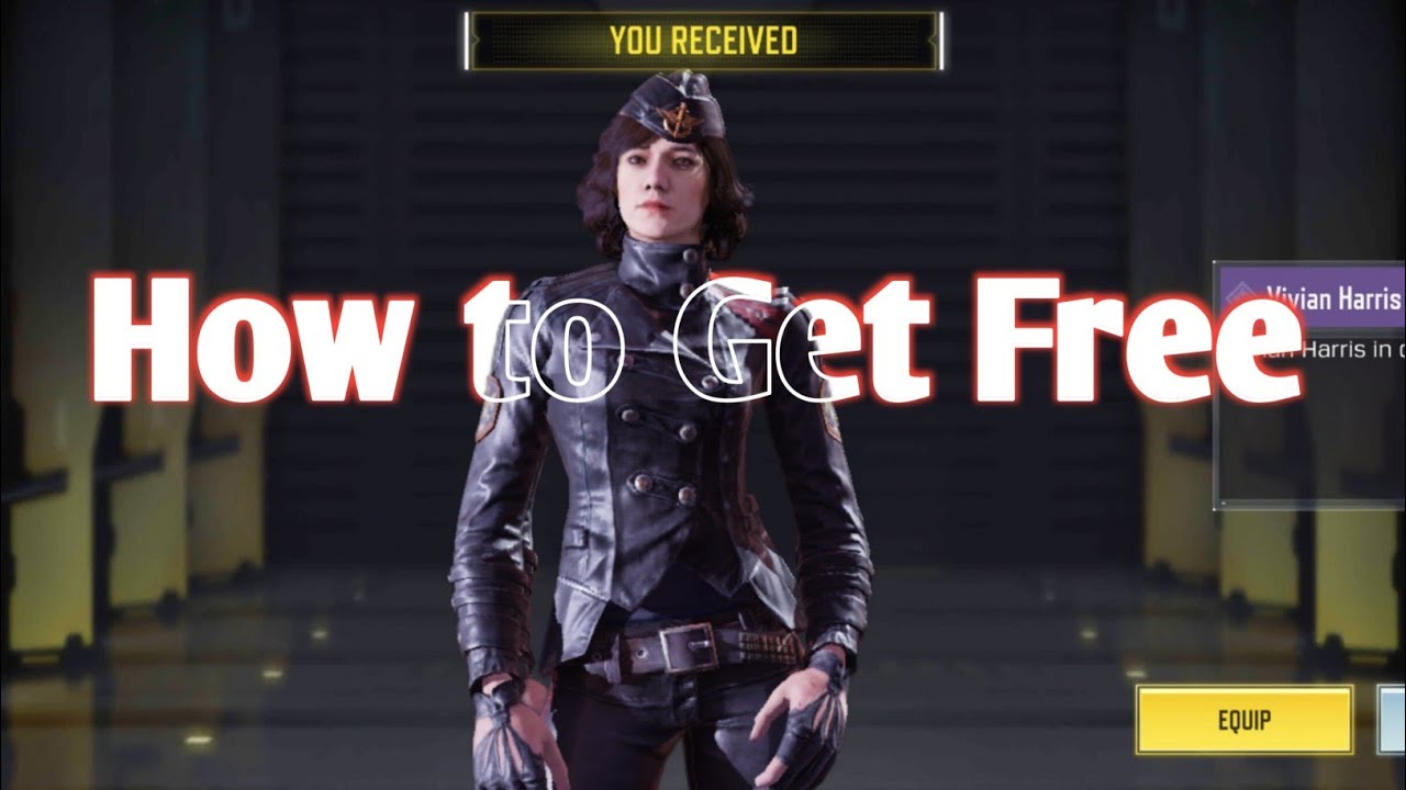 HOW TO GET FREE VIVIAN HARRIS - CODM - YouTube