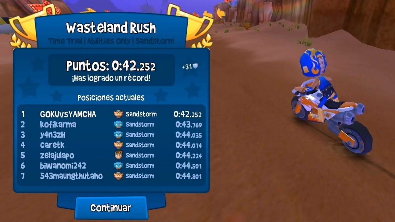 Wasteland Rush⏱️ - NUEVO RÉCORD - BEACH BUGGY RACING 2 🔥 - YouTube