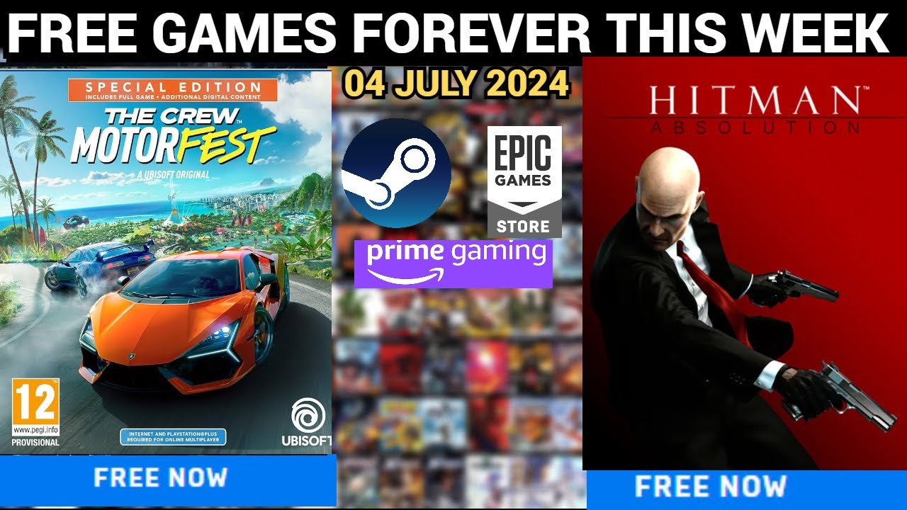 FREE GAMES THIS WEEK ON STEAM,EPIC GAMES🔥| HITMAN ABSOLUTION,THE CREW & LOTS MORE | - YouTube
