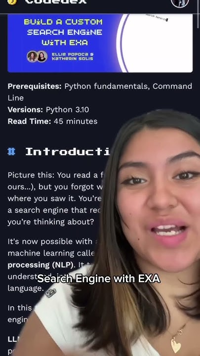 Build a Custom Search Engine with Exa AI 🔎 #exa #ai # ...