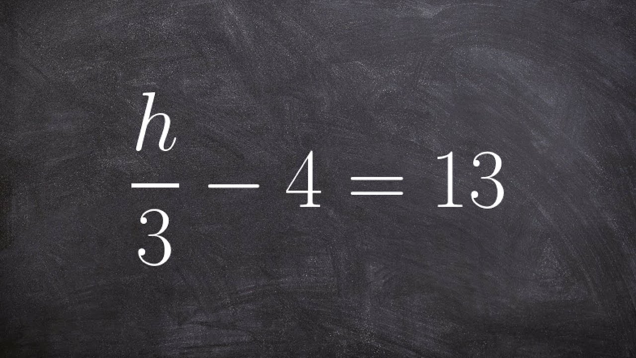 Solving A Two Step Equation By Applying The Reverse Order Of Operations Solving A Two Step Equation By Applying The Reverse Order Of Operations