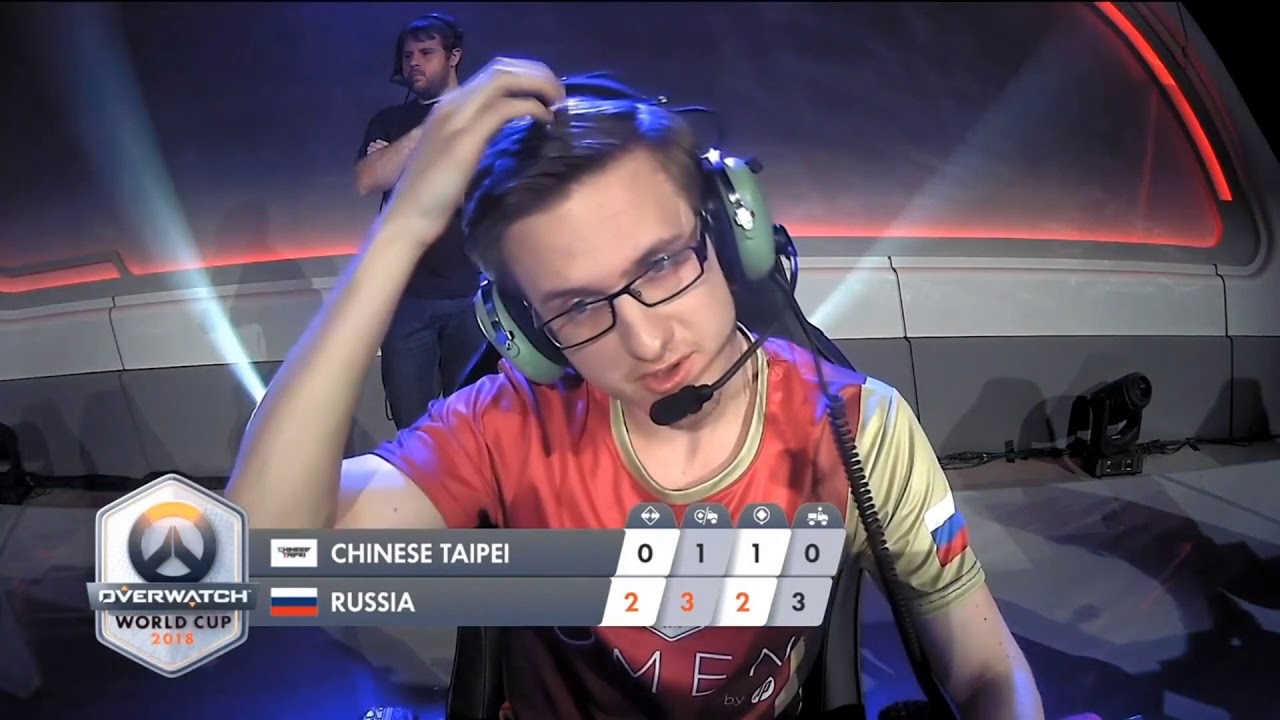 Overwatch World Cup Chinese Taipei vs Russia map #4 - YouTube