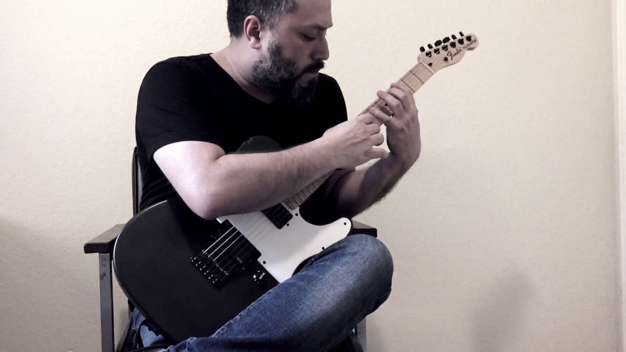 Math rock, prog, guitar tapping on a tele - YouTube