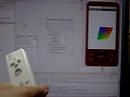 Wii-mote accelerometer into Google's Android - YouTube
