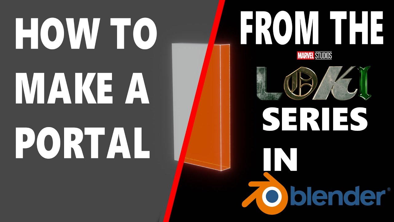 How to make a portal from Loki series in Blender | Tutorial - YouTube